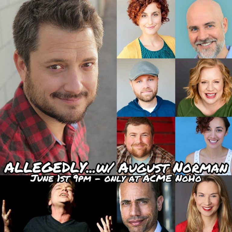 Thriller author August Norman joins the cast of Allegedly at ACME NoHo ...
